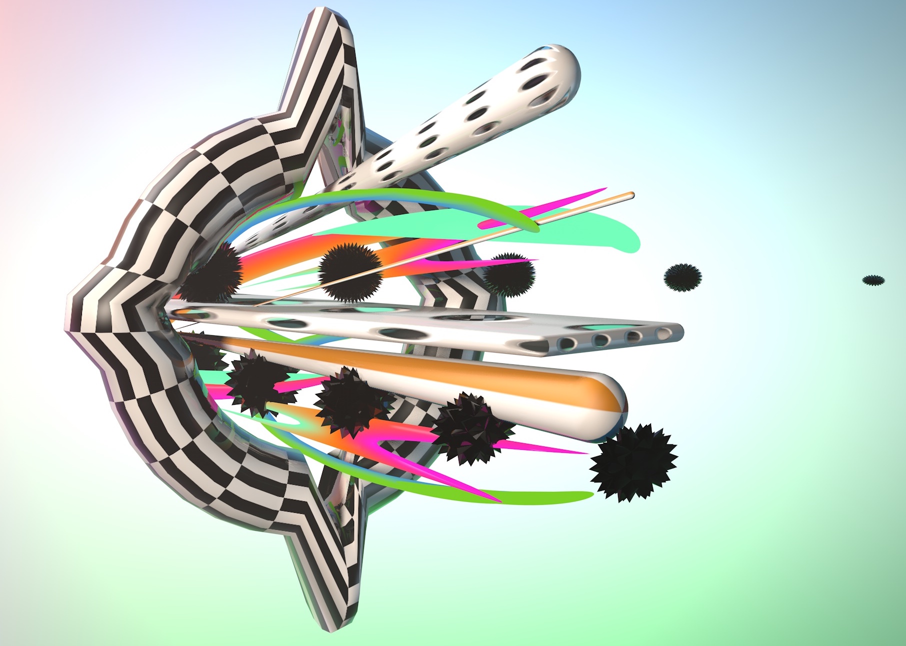 Authentic Digital Art Wiffle Ball Superrare