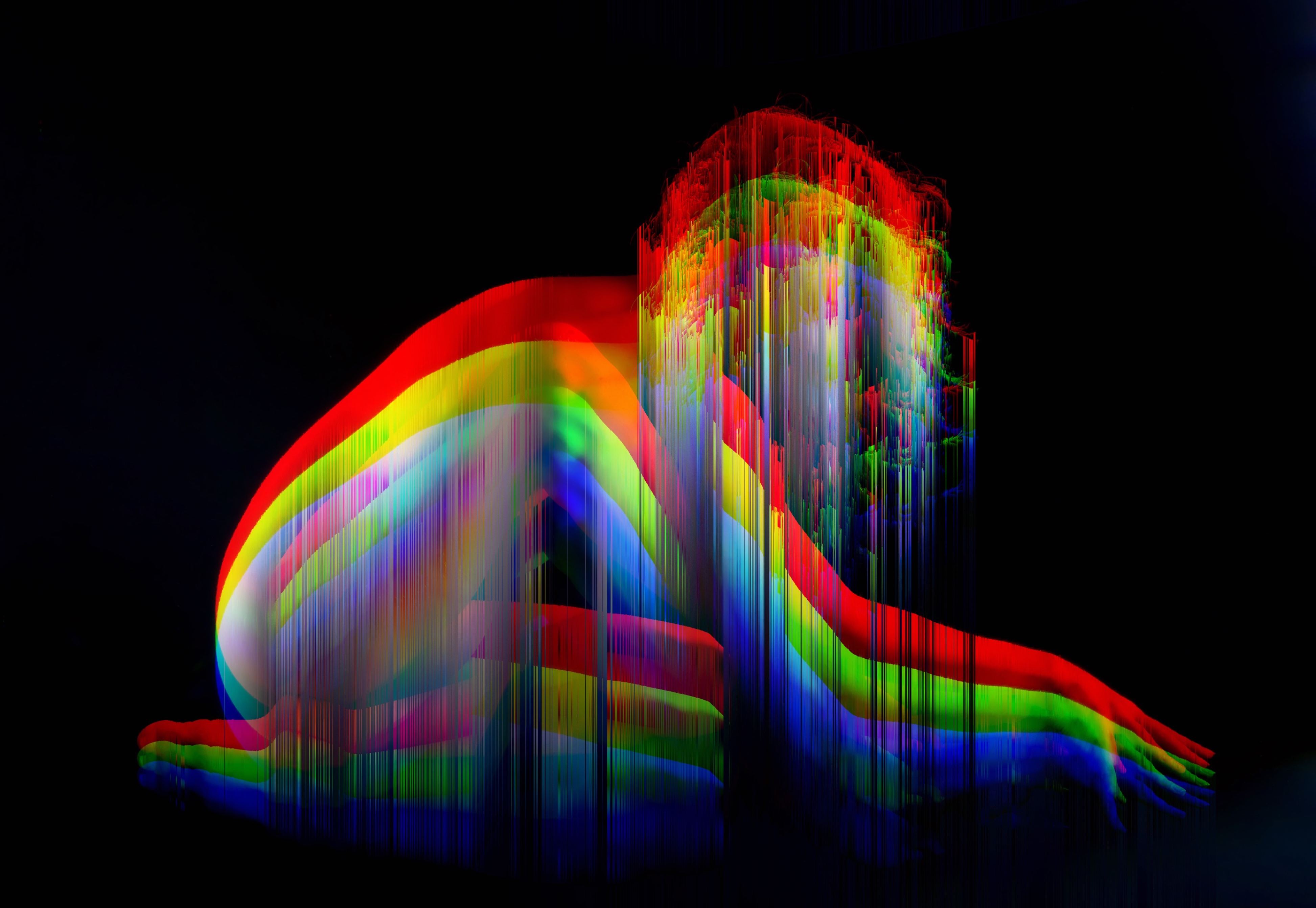 Authentic Digital Art - Dressed in RGB | SuperRare